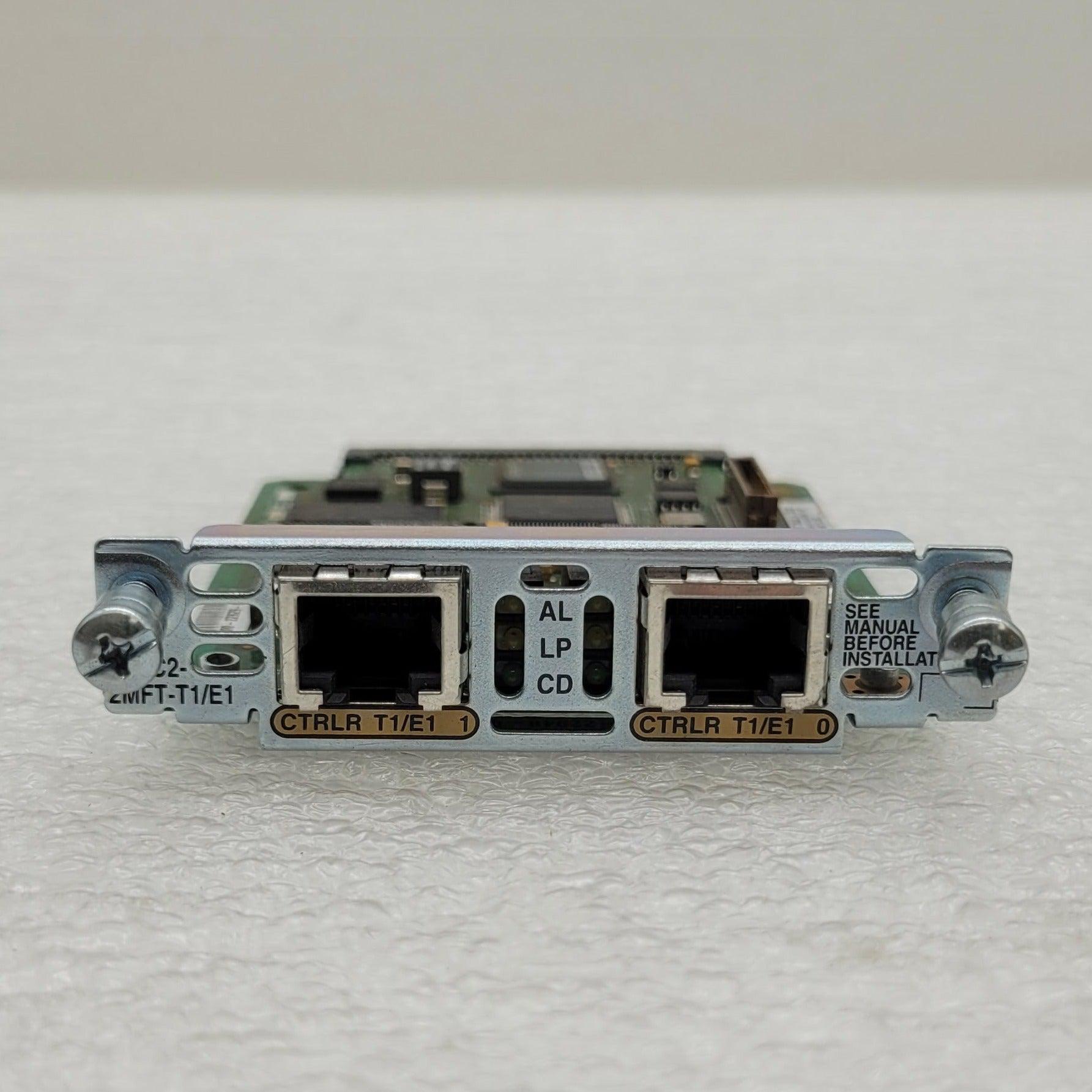 Cisco VWIC2-2MFT-T1/E1 2-Port T1/E1 Voice/WAN Interface Card Module ...