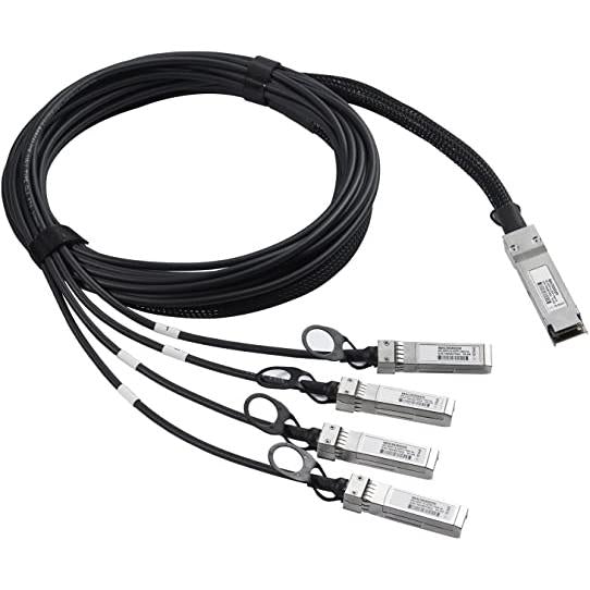 Juniper QFX-QSFP-DACBO-3M 3m 40GB QSFP+ to 4x 10GB SFP+ Breakout Cable — NetworkEquipment.net